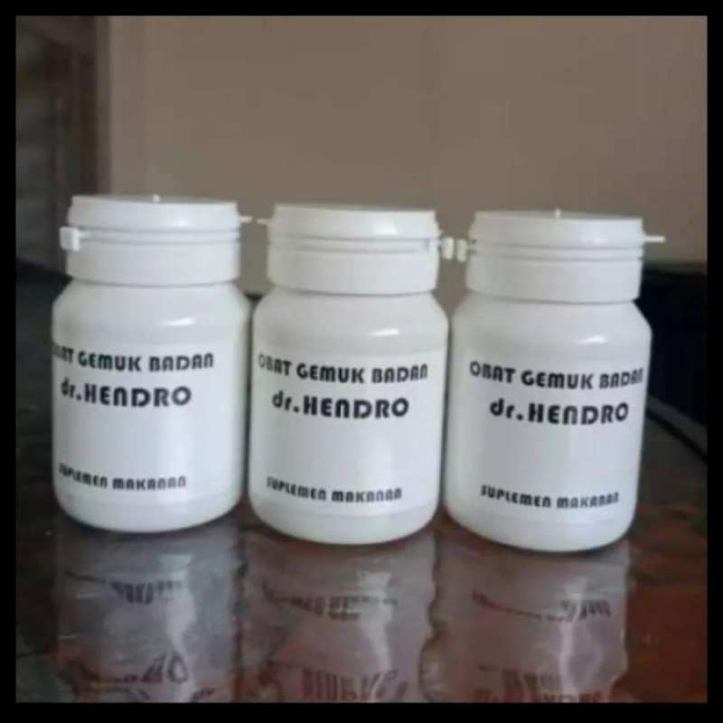 Jual Best Produk Obat Penggemuk Badan Dr Hendro Original Bikin Gemuk ...