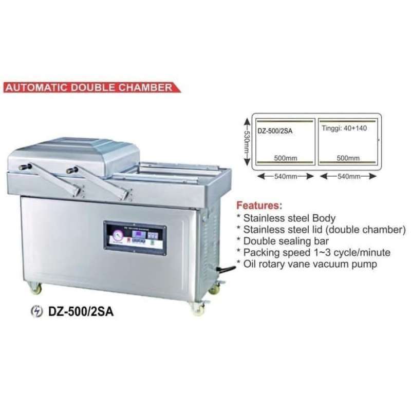 Jual Getra Dz500 Automatic Double Chamber Vacuum Dz500/2sa Di Seller ...