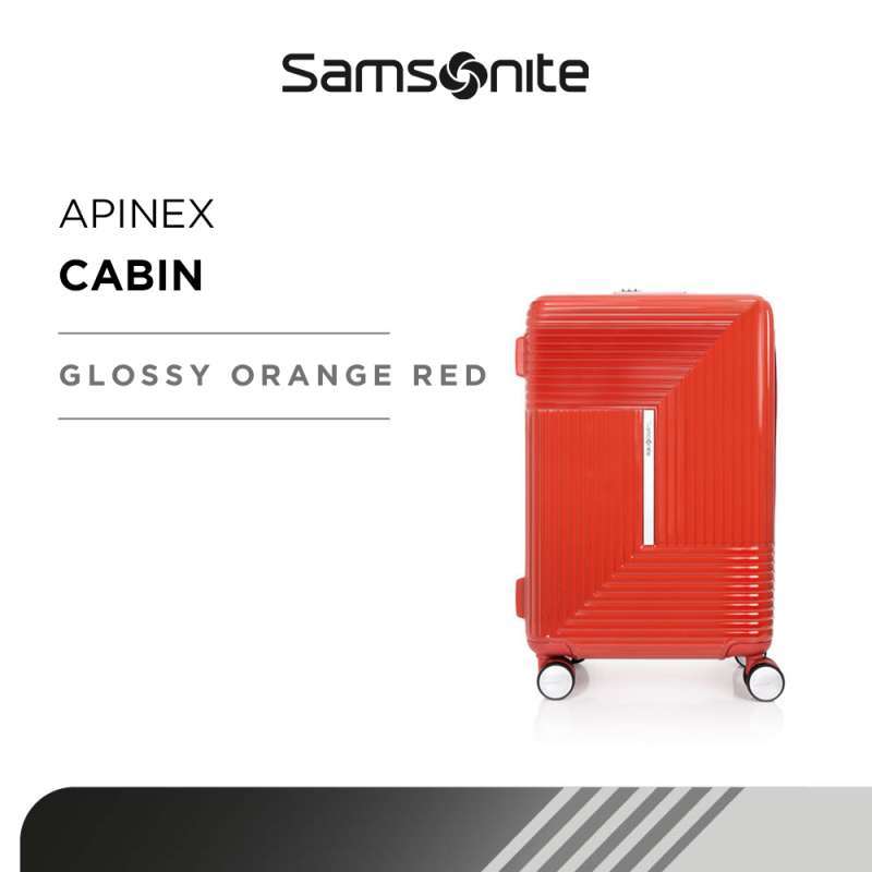Promo Samsonite Koper Hardcase Apinex Cabin 20 inch - Glossy Orange Red ...