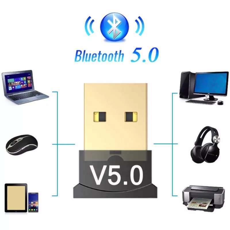Promo Free Ship/ DELIVE PC Bluetooth Receiver 5.0 USB Transmitter ...