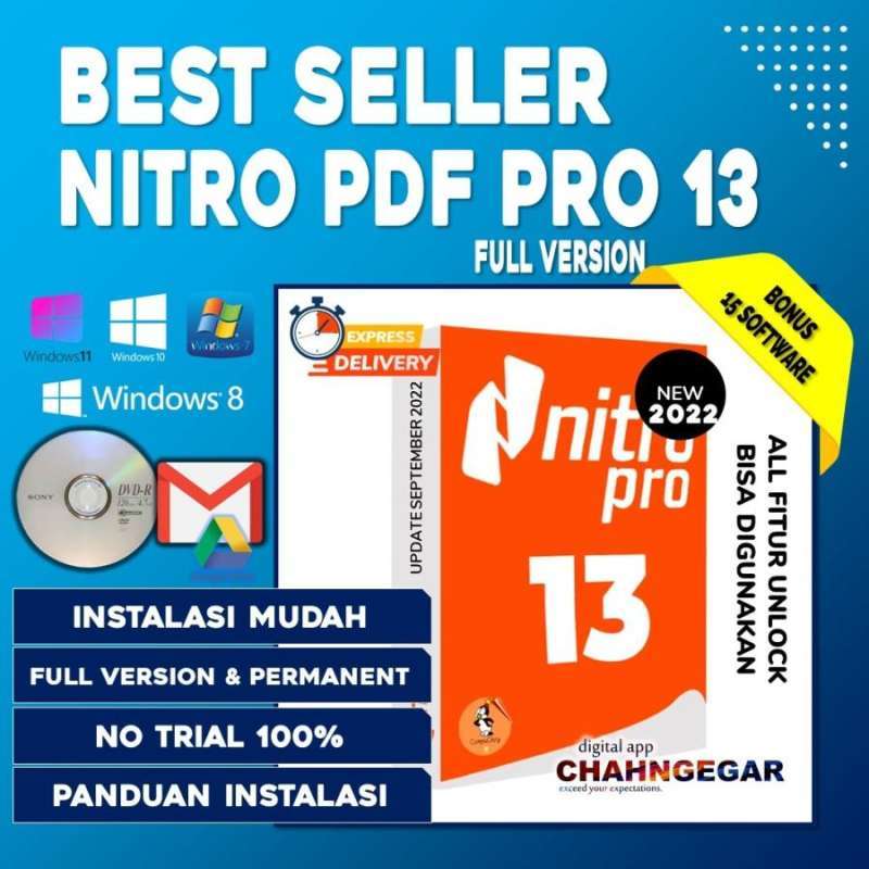 Jual Nitro Pdf Pro Enterprise 13 Full Version & Permanent Pdf Editor Di Seller Chahngegar ...
