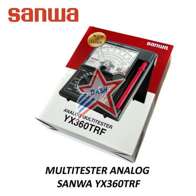 Jual Analog Multitester Sanwa Yx-360trf Avo Meter Jarum Sanwa Yx360 Trf ...