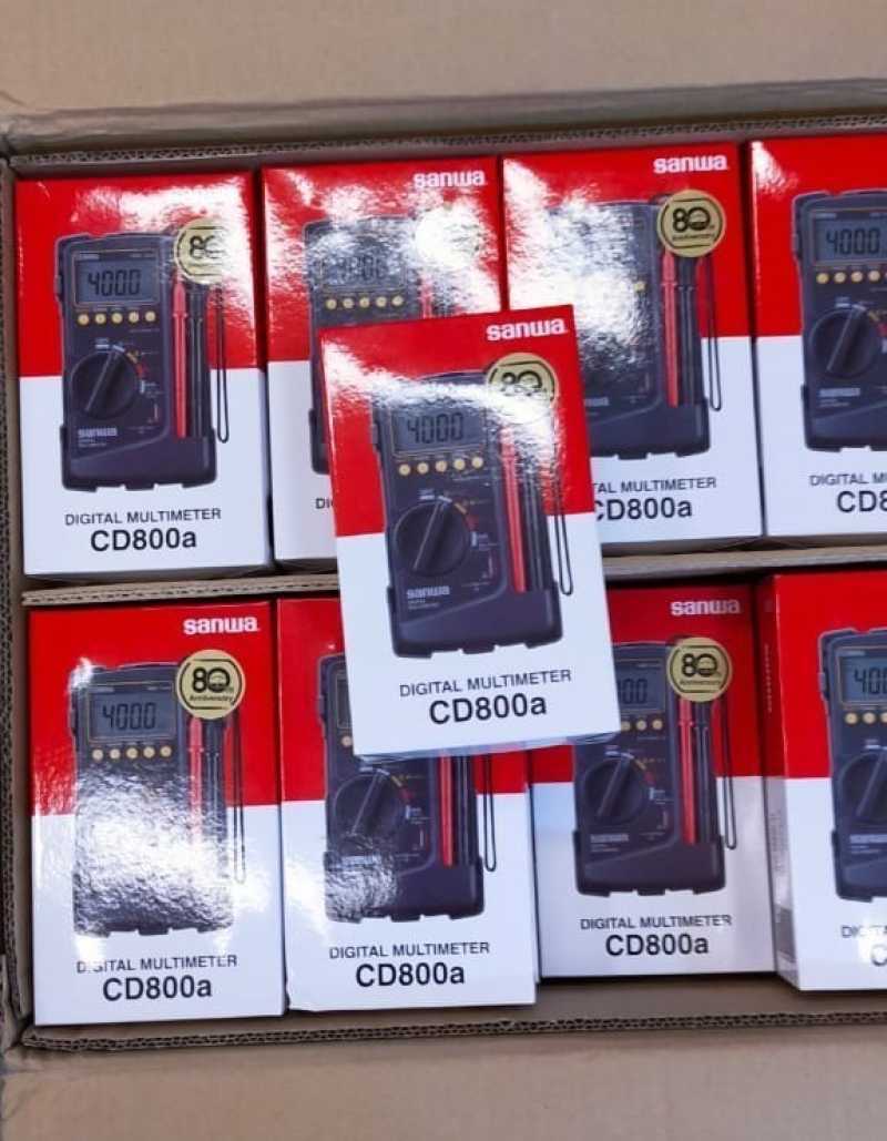 Promo MULTIMETER MULTITESTER DIGITAL SANWA CD800A / CD 800 A HARGA ...