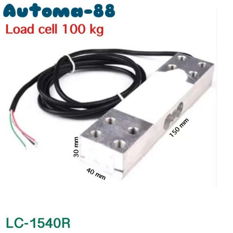 Promo LOADCELL 100KG LOAD CELL 100 KG SPARE PART TIMBANGAN 15CM X 4CM X ...