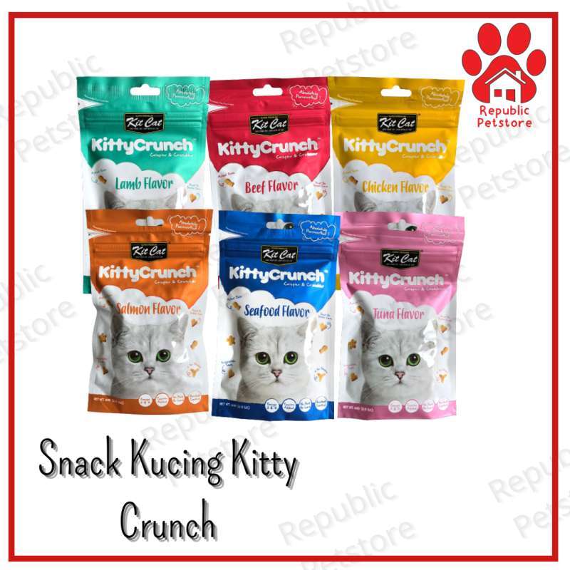 Jual Kit Cat Kitty Crunch 60gr - Cat Snack Cemilan Kucing Kitty Crunch ...