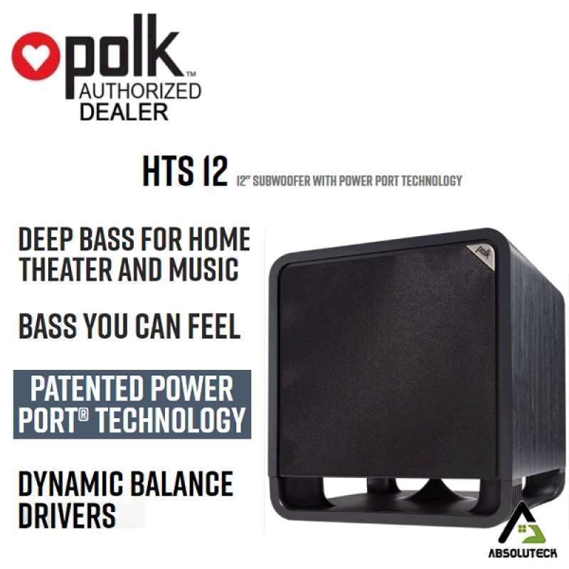 Jual Polkaudio HTS 12 with 12 woofer - Powered Subwoofer with Power ...