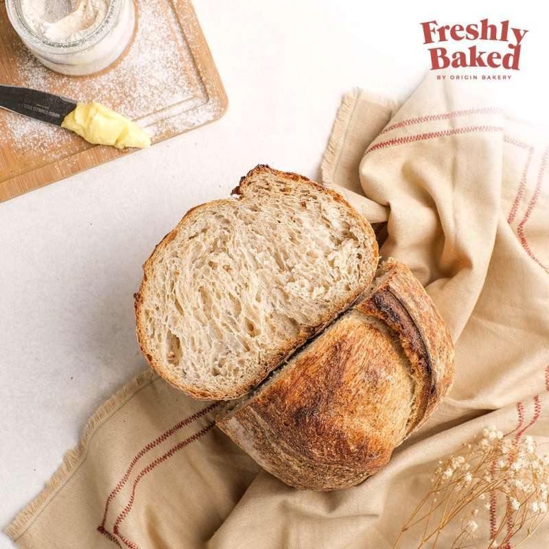 Jual Freshly Baked By Origin Bakery Sourdough Country Loaf Di Seller ...