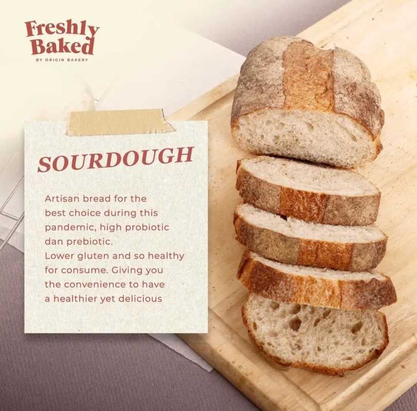 Jual Freshly Baked By Origin Bakery Sourdough Country Loaf Di Seller ...
