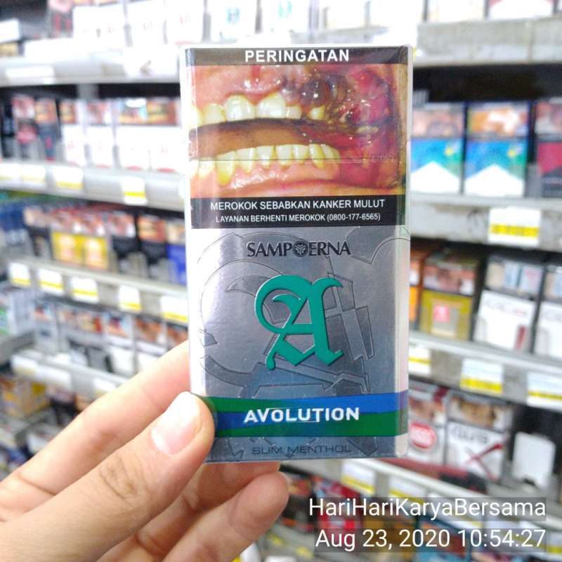 Jual ROKOK SAMPOERNA AVOLUTION MENTHOL 20'S di Seller ...