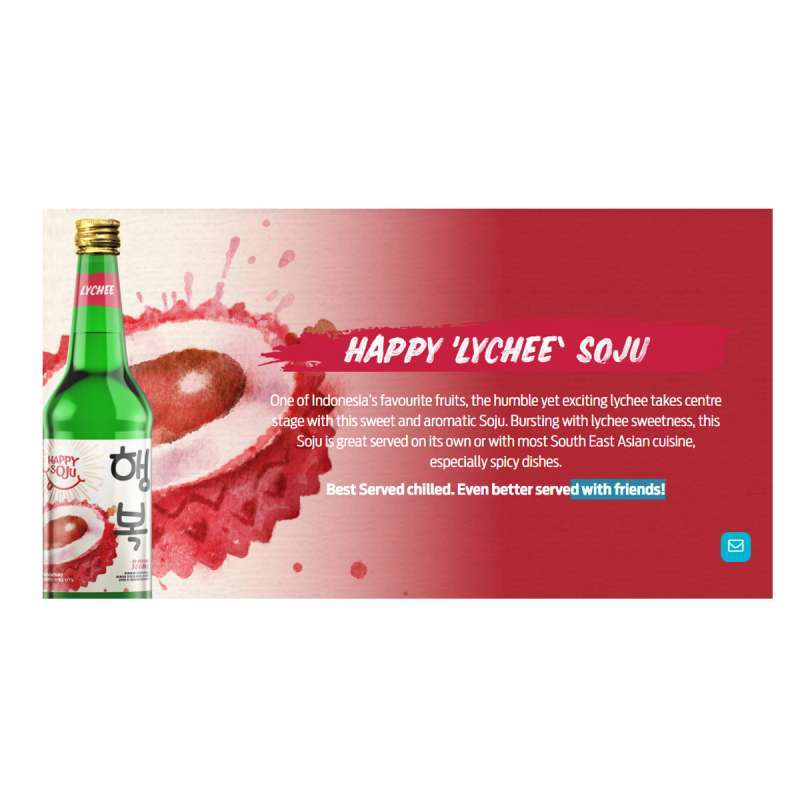 Promo Happy Soju Lychee [360 Ml] Diskon 19% Di Seller Waroeng Wine ...