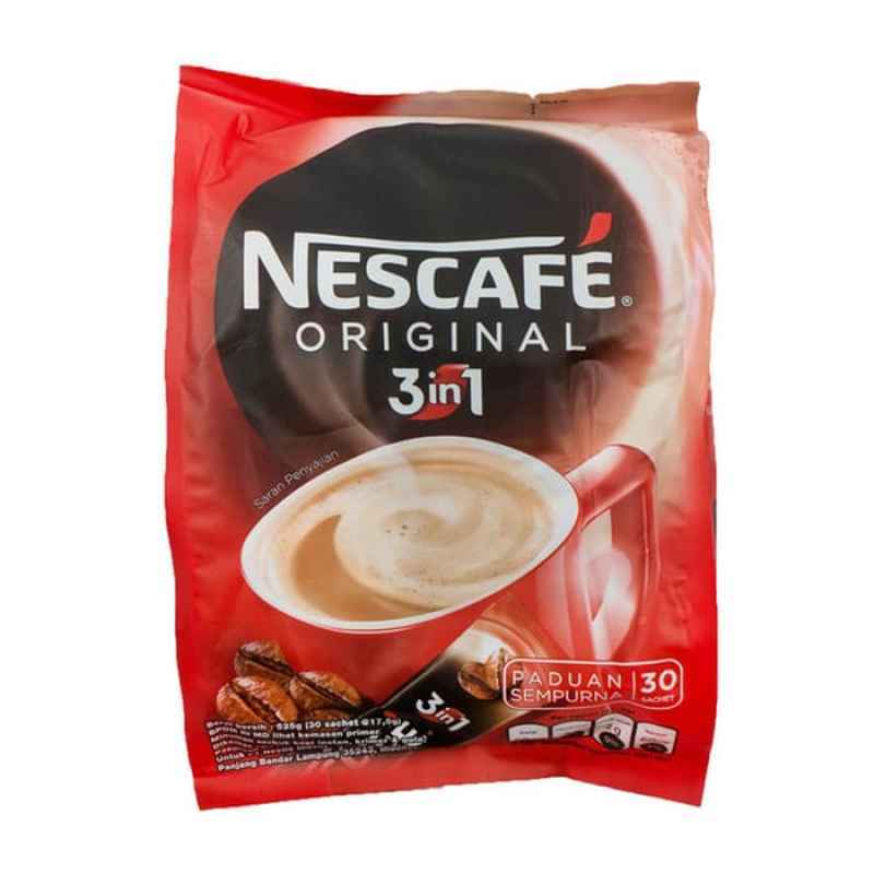 Jual NESCAFE Original Coffee 3in1 525gr Orange - Kopi Instan Gula ...