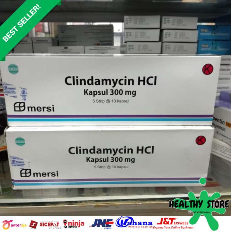 Jual Clindamycin HCI 300 Mg Mersi isi 50 Tablet Per Box ORIGINAL di Seller Yulitafarma - Rawa ...