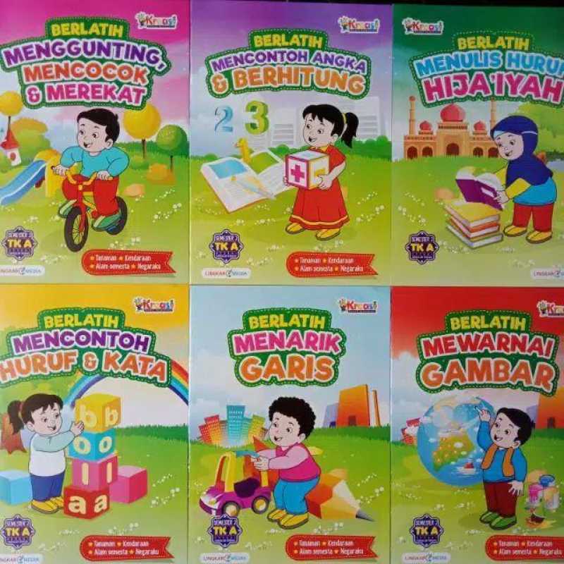 Jual Buku Anak TK KREASI (KREATIF BERPRESTASI) TK A DAN TK B, SMT 1 - 2 ...