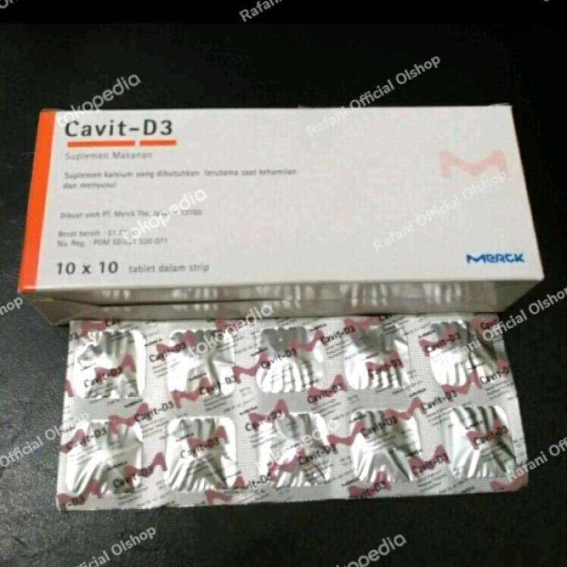 Jual CAVIT D3 Strip 10 Tablet di Seller Farmasi 24jam - Rawa Badak Selatan, Kota Jakarta Utara ...