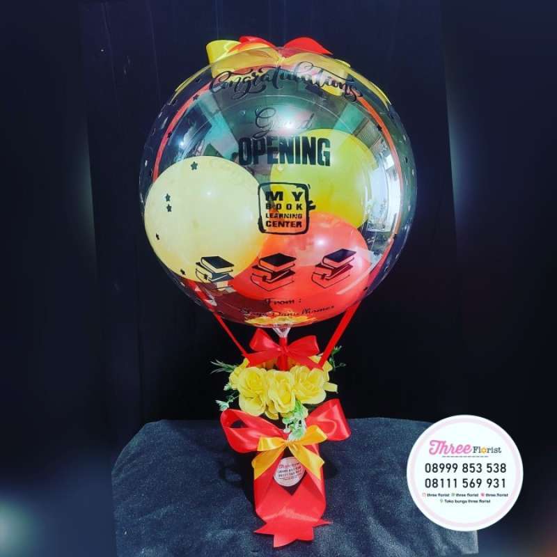 Jual box bunga balon ucapan hadiah / hadiah balon / hadiah ucapan ...