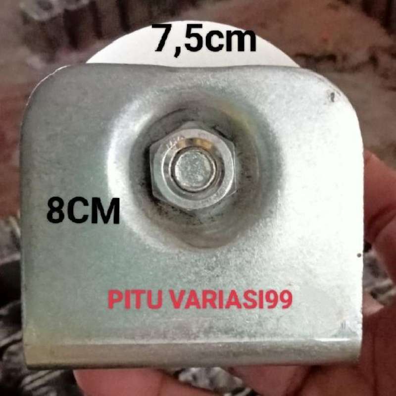 Jual RODA PAGAR NILON/RODA PAGAR GERBANG UKURAN 8CM BEHEL DAN SIKU ...