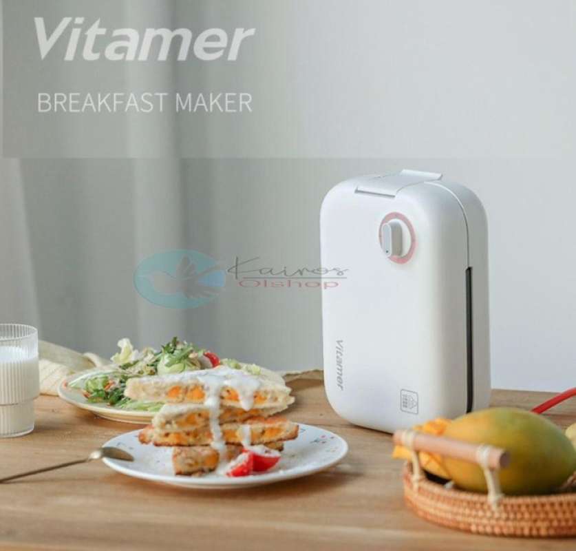 Jual VITAMER S007 BREAKFAST MAKER TOASTER OMELETTE MESIN SARAPAN ROTI ...