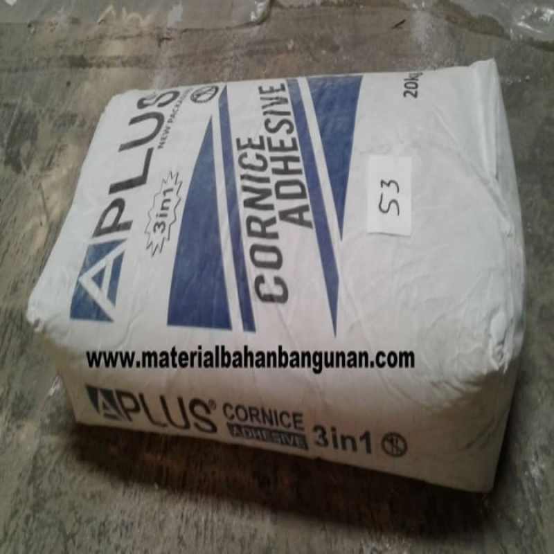 Jual Jual Compound Cornice A Plus Per Kg Finishing Plafon Gypsum Compon ...