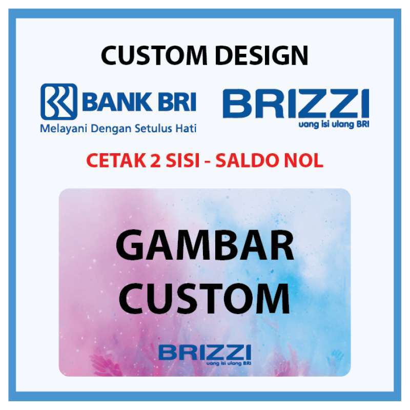 Jual Kartu Bri Brizzi Custom Design Suka Suka Kartu Emoney Etoll ...