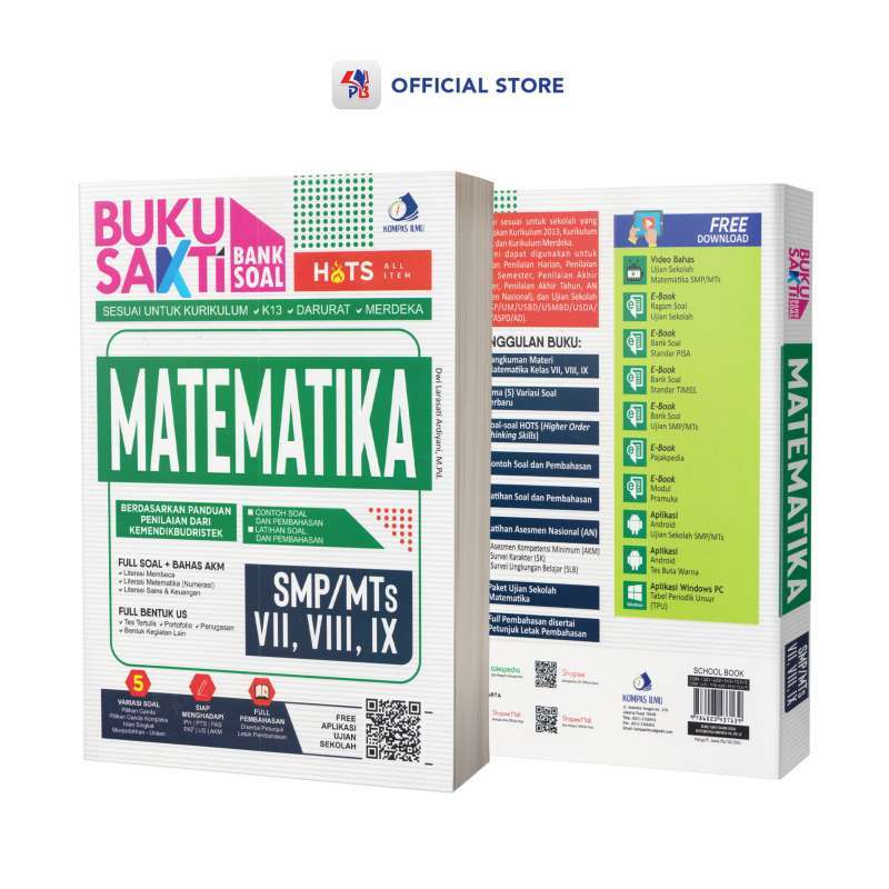 Jual Buku Smp Mts Matematika Ipa - Buku Sakti Bank Soal Matematika Dan Ipa Hots All Item Untuk ...