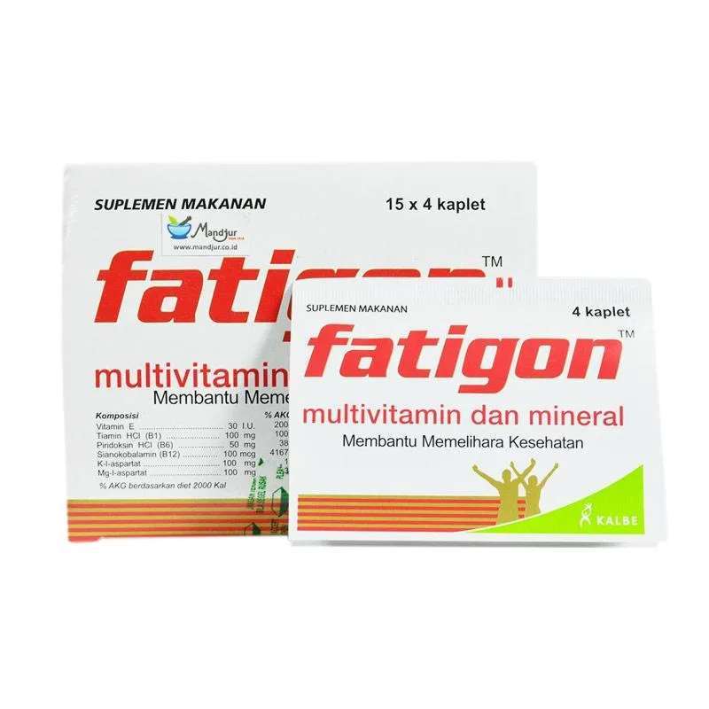 Jual Fatigon Multivitamin 15 Strips @ 4 Kaplet Di Seller Blibli.com ...