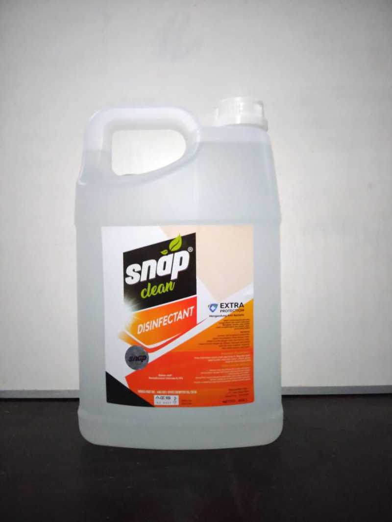 Promo SNAP CLEAN Disinfectant / Disinfektan [4 L] Diskon 45% di Seller ...