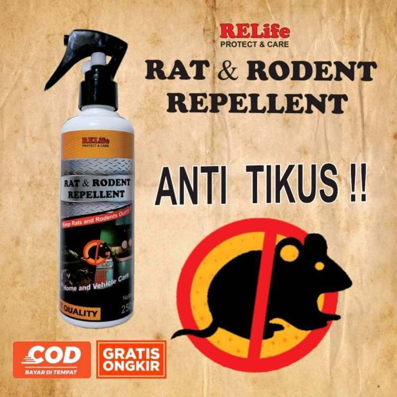 Jual Rat & Rodent Repellent Original Relife Cairan Spray Pengusir Tikus ...