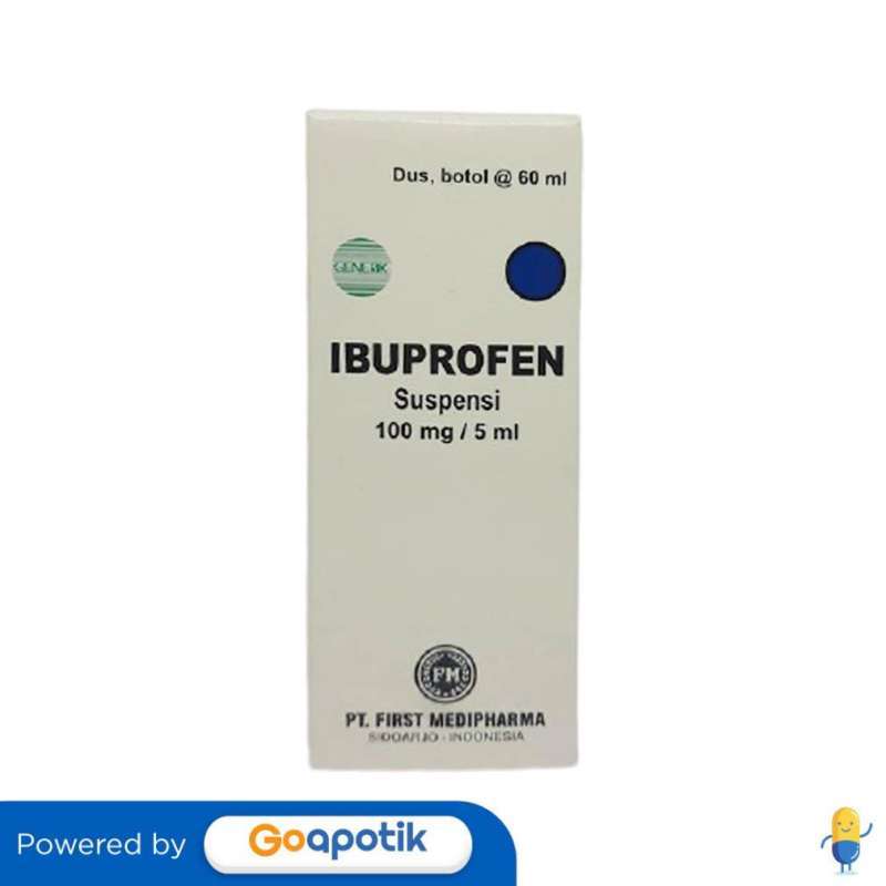 Jual Ibuprofen First Medifarma 100 Mg/5 Ml Suspensi 60ml Di Seller ...