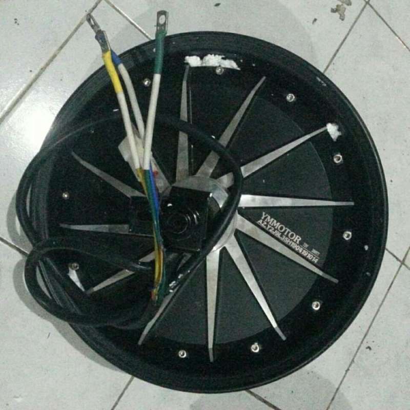 Jual HUB MOTOR DINAMO BLDC SELIS MOLIS 2000W 72V VELG R12 LEBAR 3.5 di ...