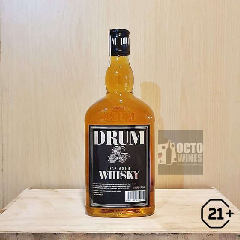 Jual ORIGINAL ASLI ORI Drum Black Oak Aged Whisky Whiskey Wiski 700ml ...