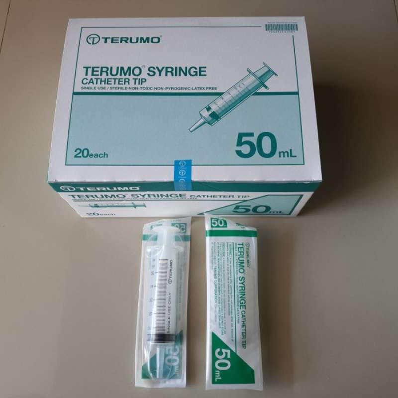 Jual Terumo Syringe 50Cc / Spuit 50Ml / Catheter Tip 50Cc Terumo di Seller Estellaa Shop - Kab ...