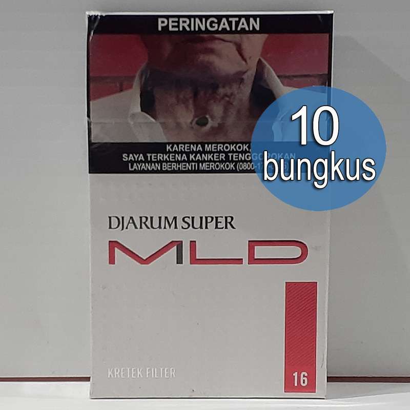 Promo Djarum Super MLD Rokok [16 Batang/ 10 Bungkus/ Slop] Diskon 5% di ...