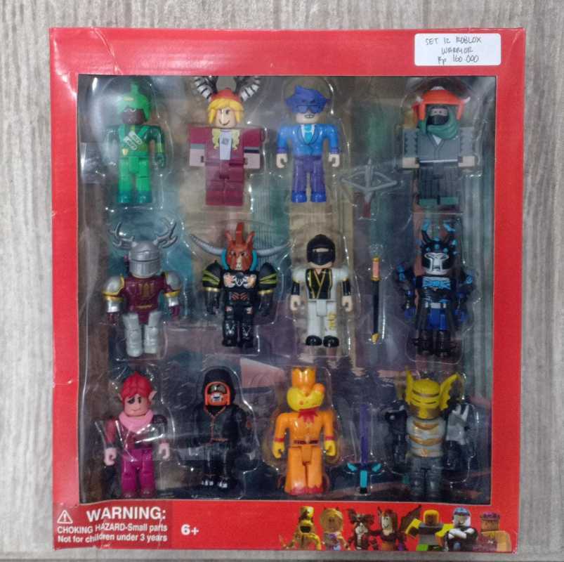 Jual Roblox ultimate collector WARRIOR set isi 12pcs mainan anak roblox ...