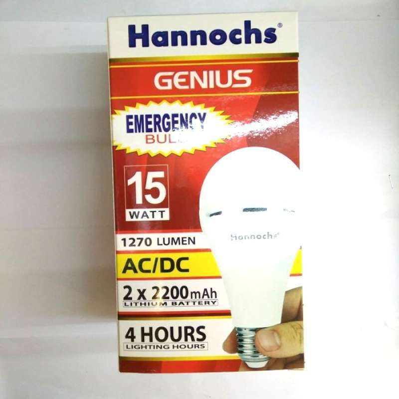 Jual Hannochs Lampu Emergency 15w/genius/lampu Charger/ Lampu Darurat ... Jual Hannochs Lampu Emergency 15w/genius/lampu Charger/ Lampu Darurat ...