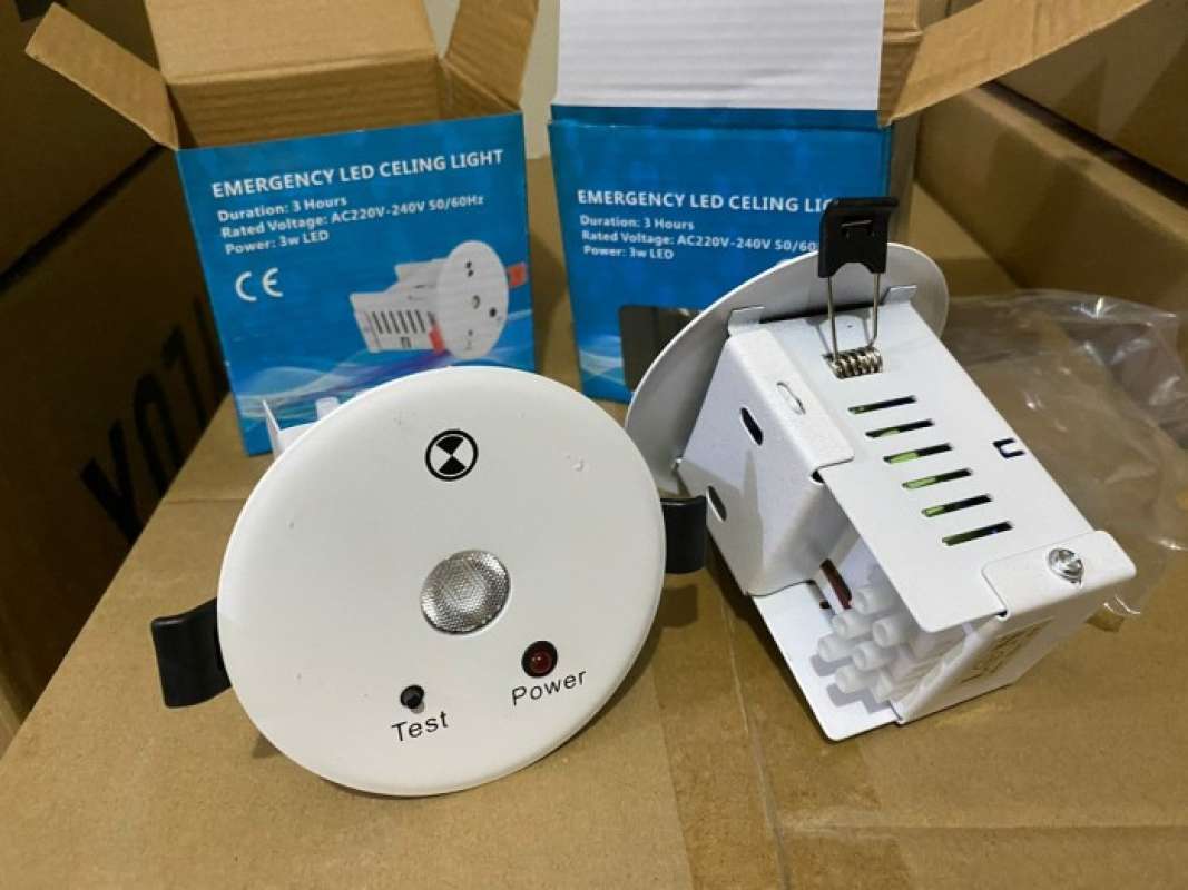 Jual Lampu Emergency Downlight 3W / Emergency Ceiling Light di Seller ...