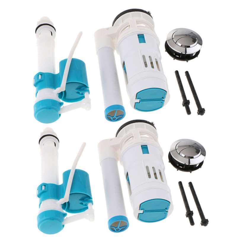 Promo 2 Sets Complete Closestool Fillings Drain Valve Toilet ...