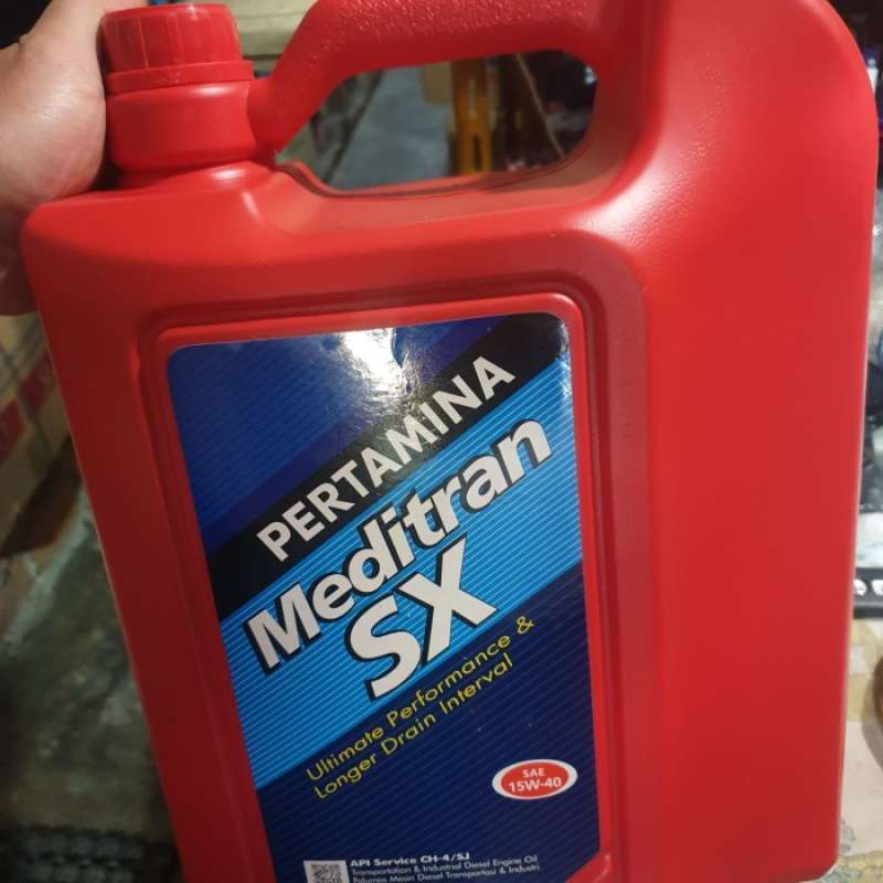 Promo 1 Galon Oli Mesin Pertamina Meditran Sx Sae 15W-40 (10 Liter ...
