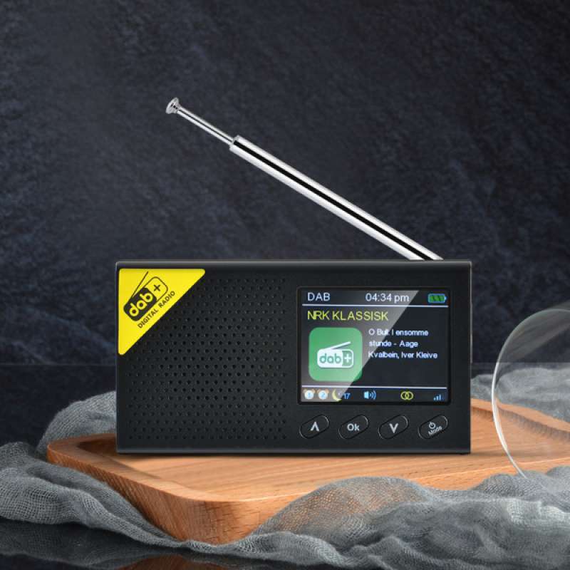 Jual Home Pocket DAB Digital Radio Receiver with Antenna Rechargeable ...