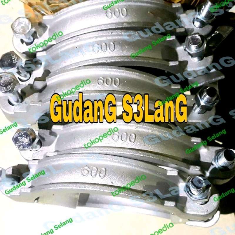 Promo Klem Double Bolt uk 3 in SL400 Double Bolt Clamp Besi Selang Klem ...
