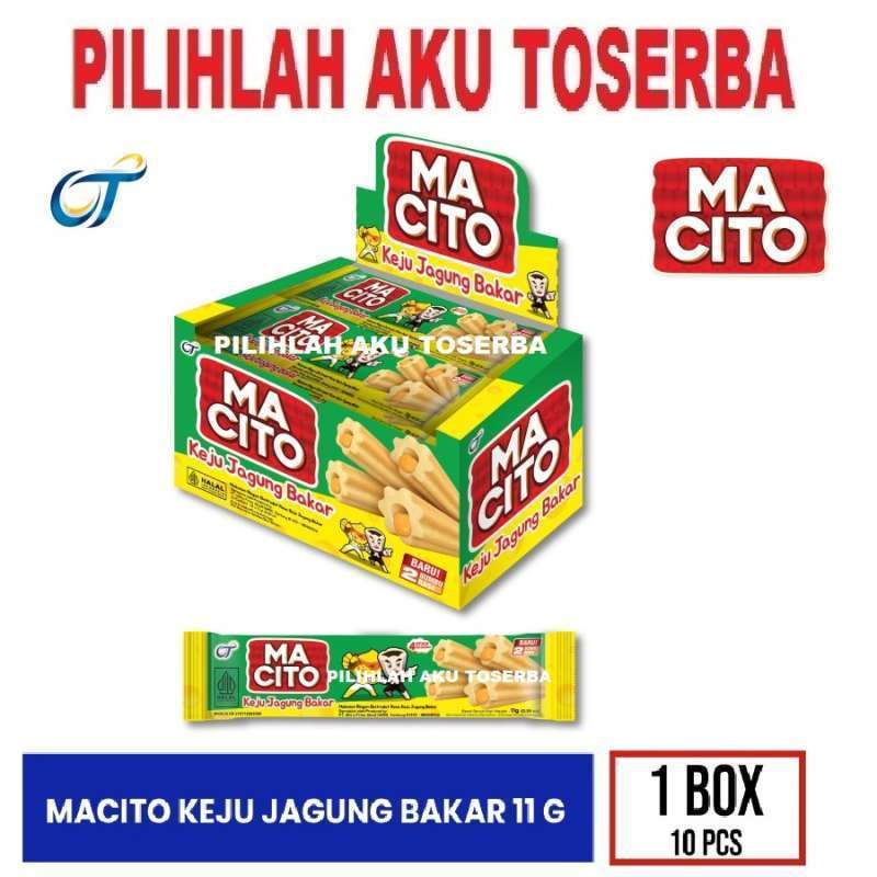Promo MACITO Keju Jagung Bakar - (HARGA 1 BOX ISI 10) Diskon 23% di ...