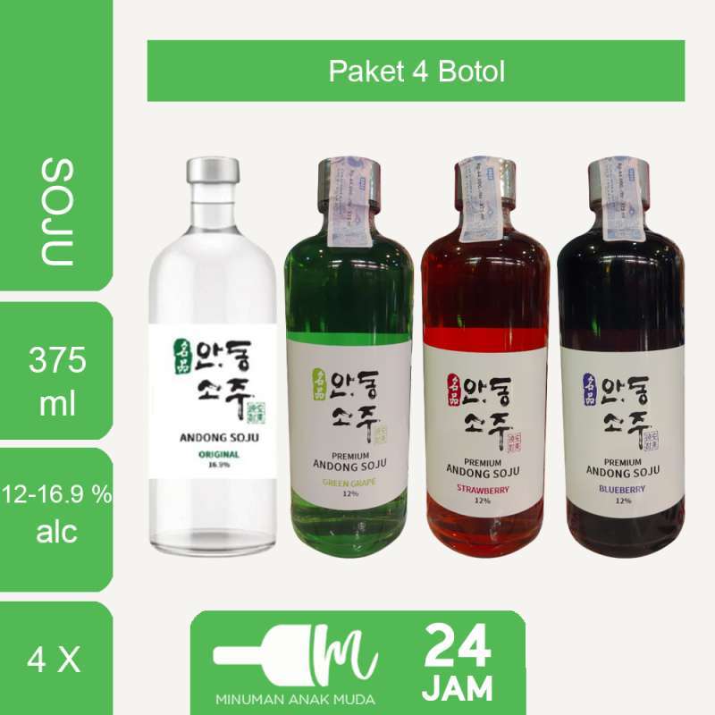 Jual Andong / An Dong Soju 1 Karton / An Dong Flavour 375ml Di Seller Minuman Anak Muda Jakarta ...