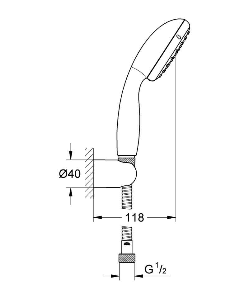 Jual Grohe 2780310e Tempesta 100 Wall Holder Set 2 Sprays Di Seller Cv ...