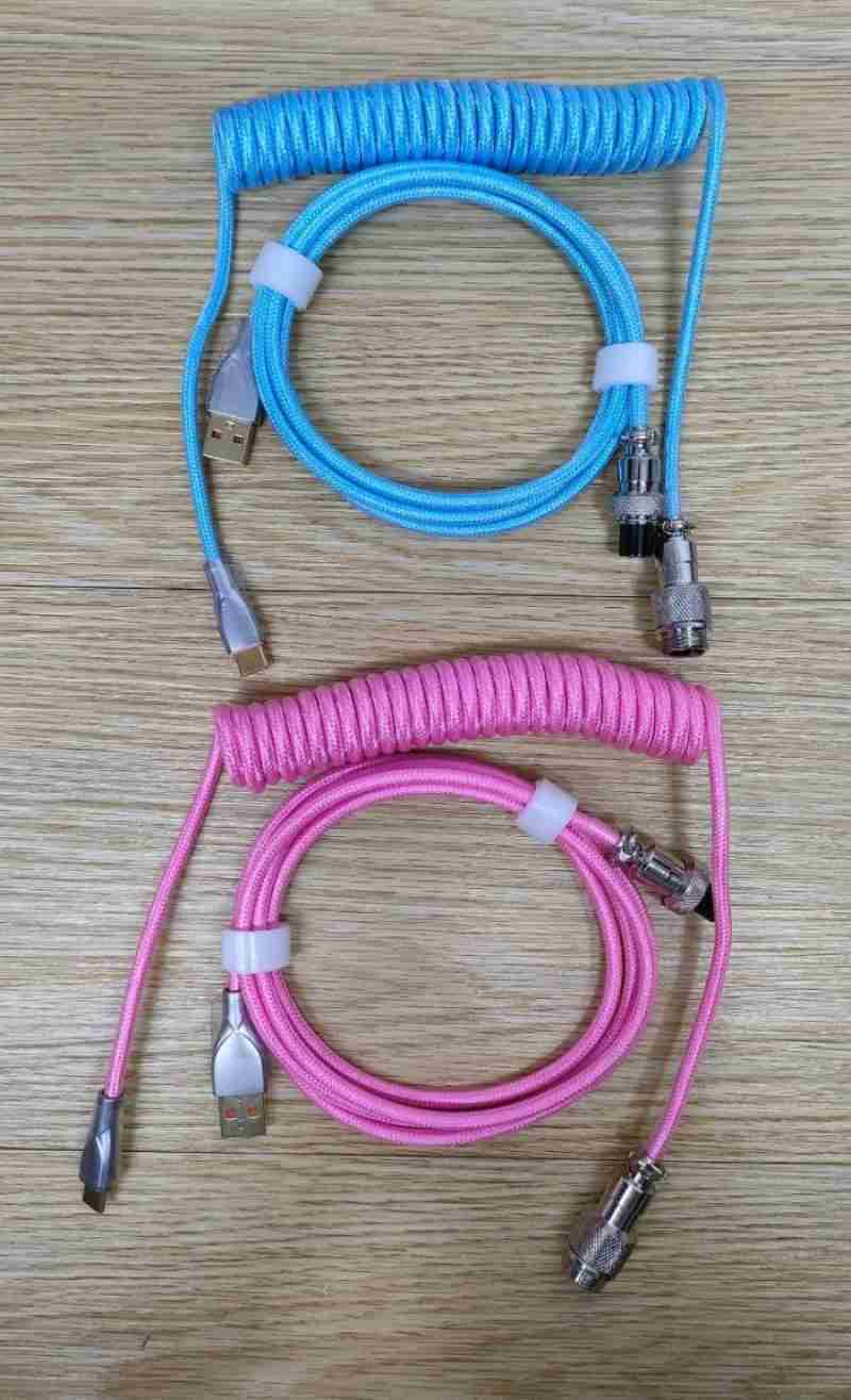 Jual COILED CABLE / KABEL USB TYPE-C AVIATOR MECHANICAL KEYBOARD (1 ...