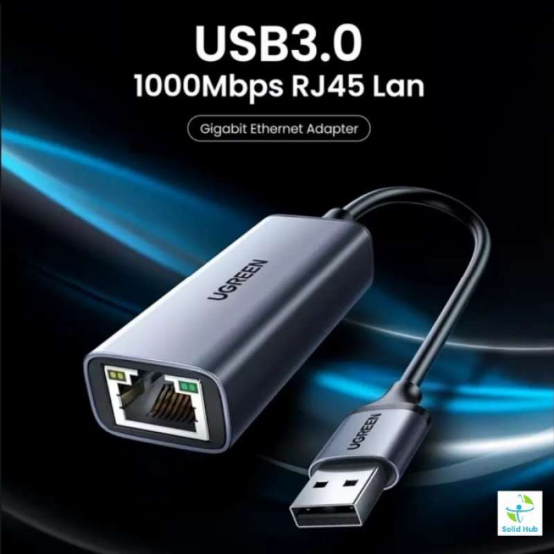 Promo Ugreen USB 3.0 to LAN Gigabit Ethernet Network Adapter 1000Mbps ...