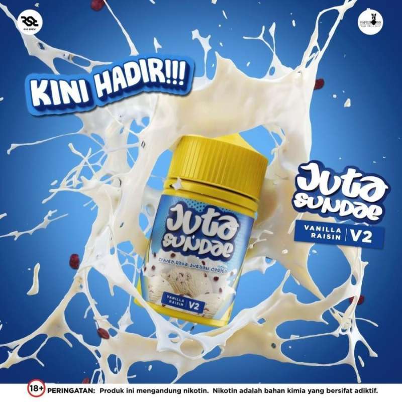 Jual Juta Sundae V2 Vanilla Raisin - Liquid Vape 60ml Di Seller Liquid ...