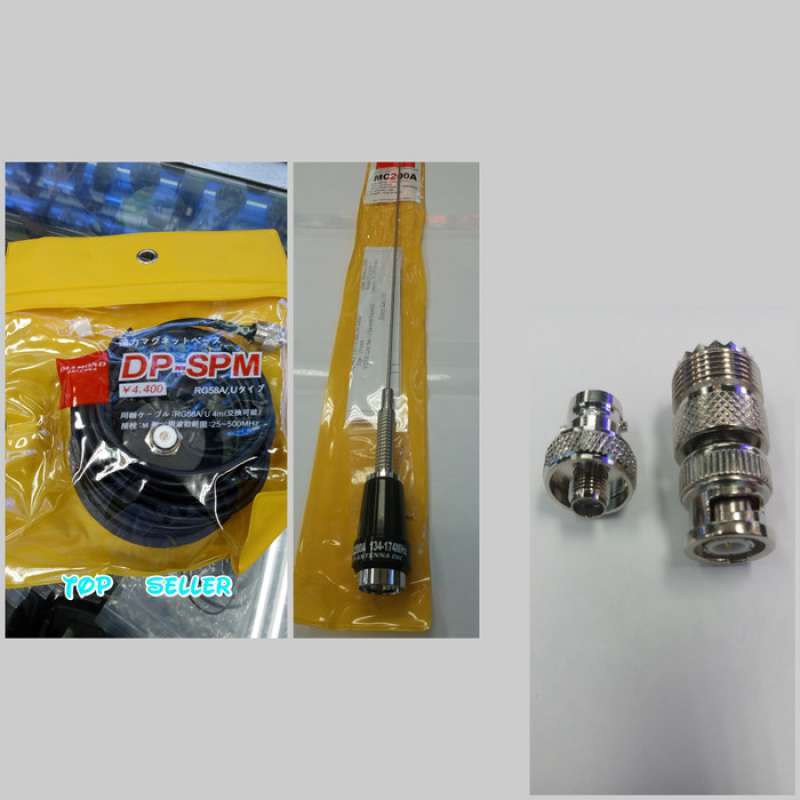 Promo PAKET ANTENA MC200 MAGNET DAN KONECTOR HT RIG MOBIL /HT Diskon 23 ...