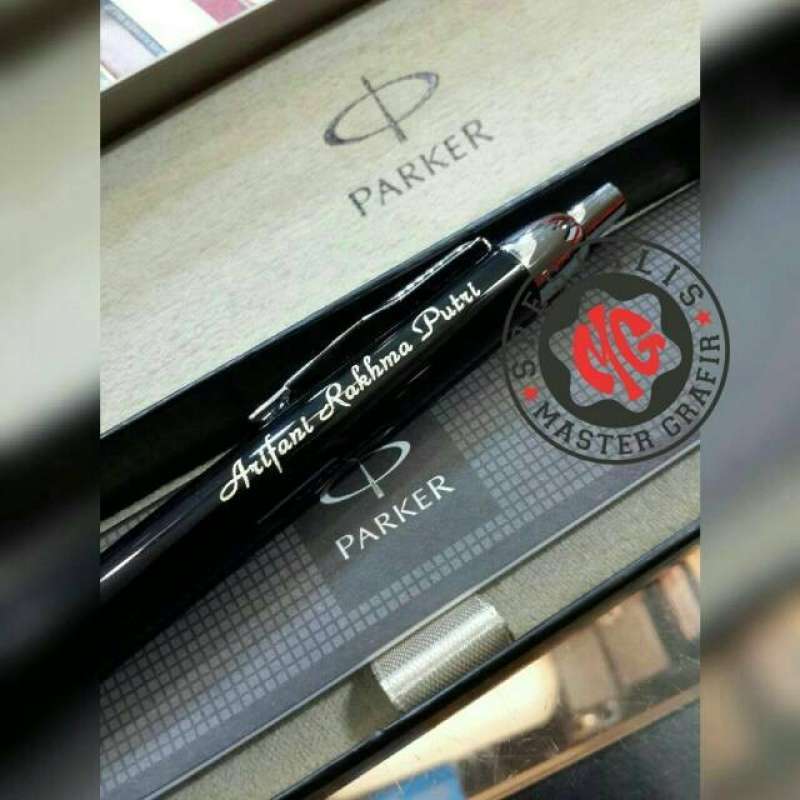 Jual pulpen/pulpen parker original hitam silver/pulpen grafir di Seller ...