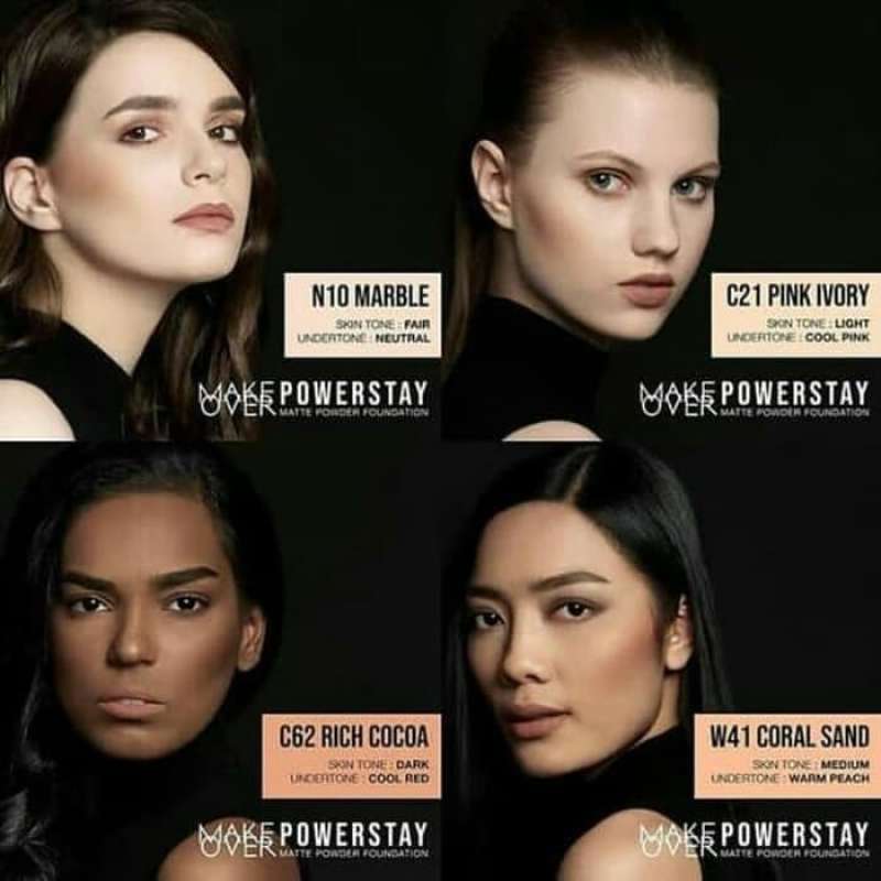Jual Make Over Powerstay Matte Powder BEDAK Foundation Makeover POWER ...