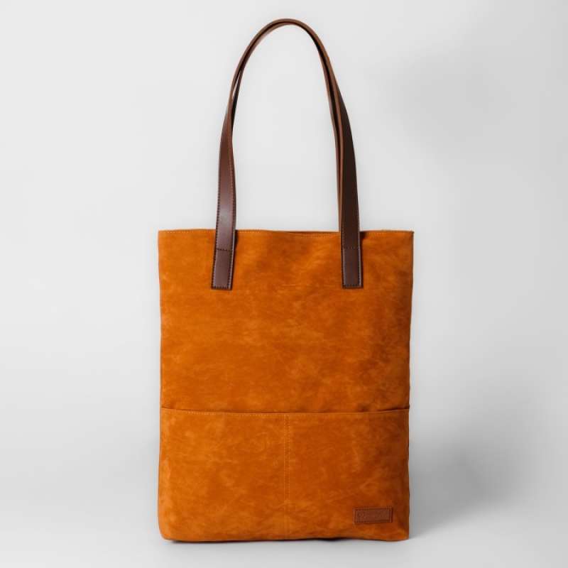 Promo Pamole - Tote Bag Bahan Suede Pakai Furing dan Penutup Resleting ...