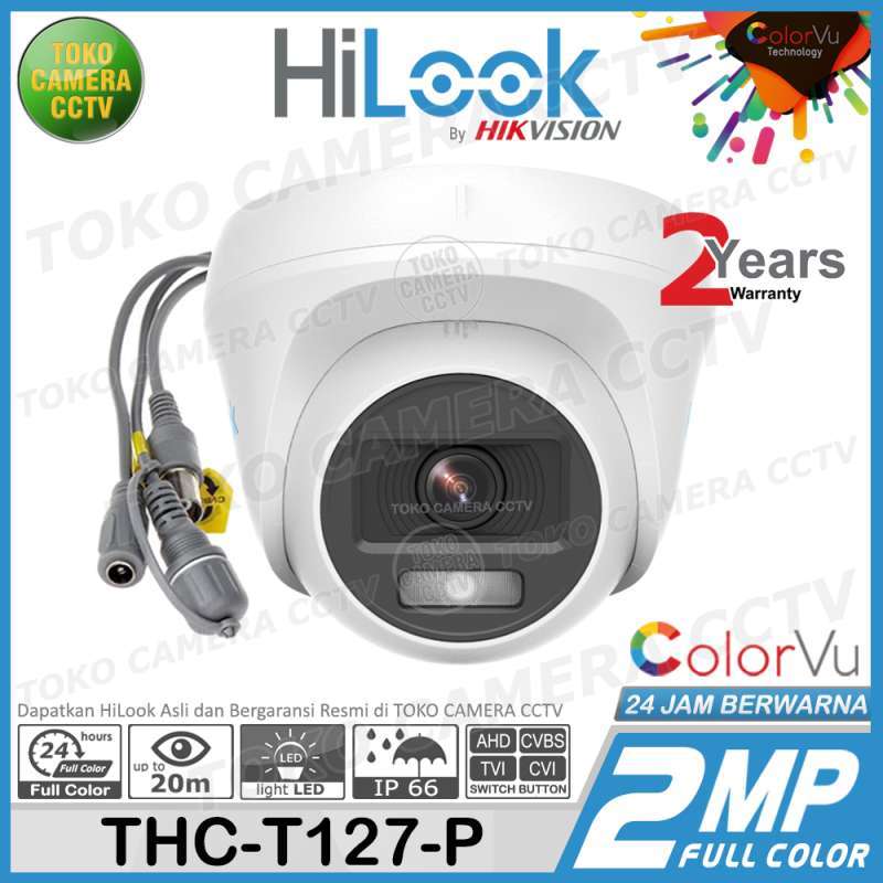 Jual Kamera Indoor 2mp Colorvu Hilook Camera Hilook 2mp Color Berwarna ...
